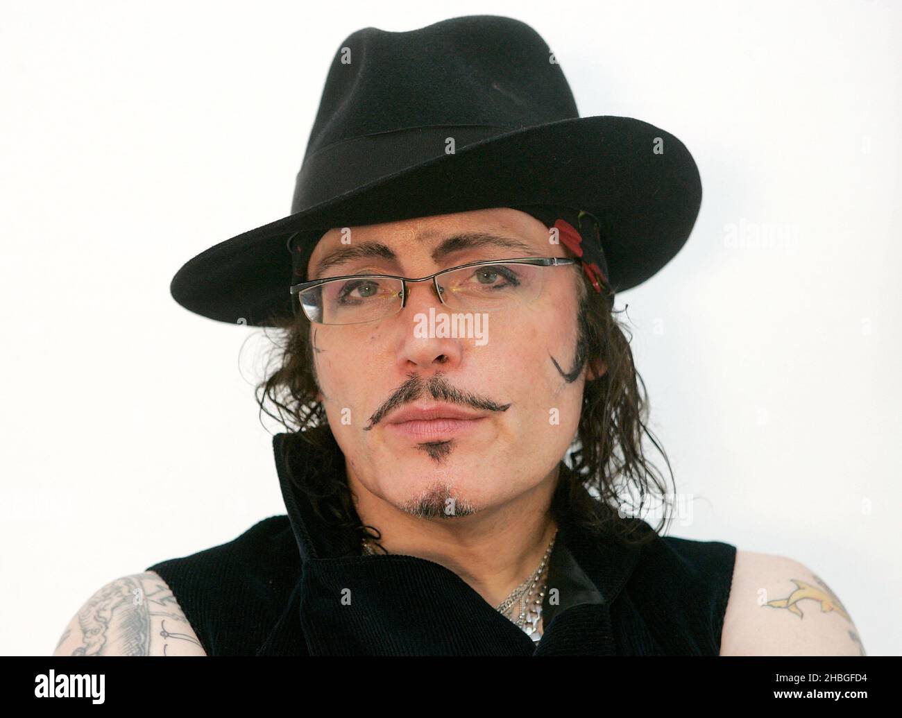 Adam Ant backstage during Absolute Radio interview at Hard Rock Calling ...