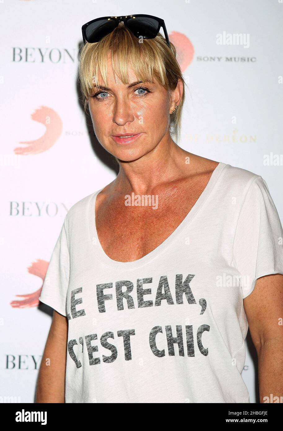 Meg Matthews arrives at Beyonce Album Launch Arrivals at Shepherd's ...