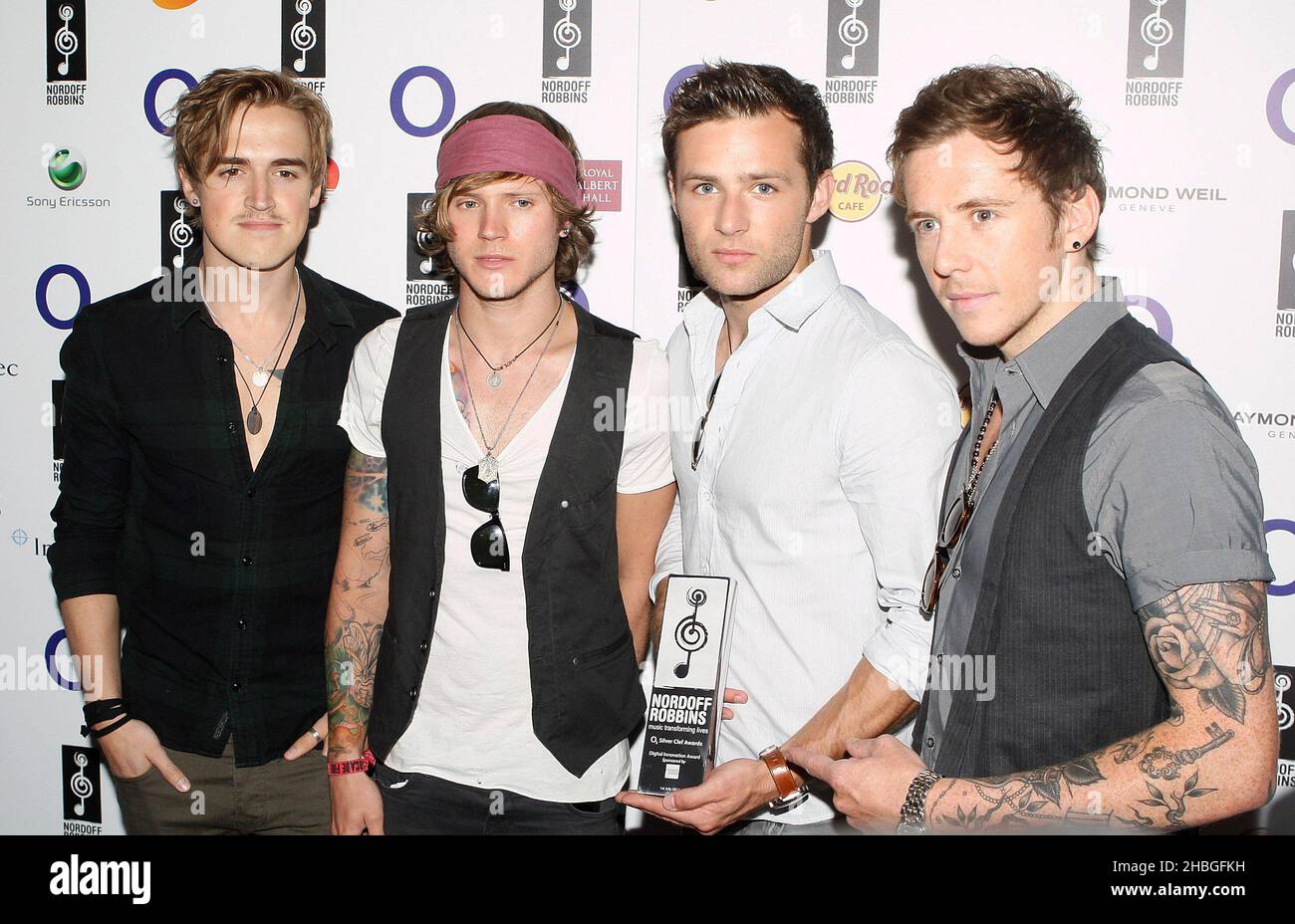McFly win Digital Innovation Award at the Nordoff Robbins O2 Silver ...