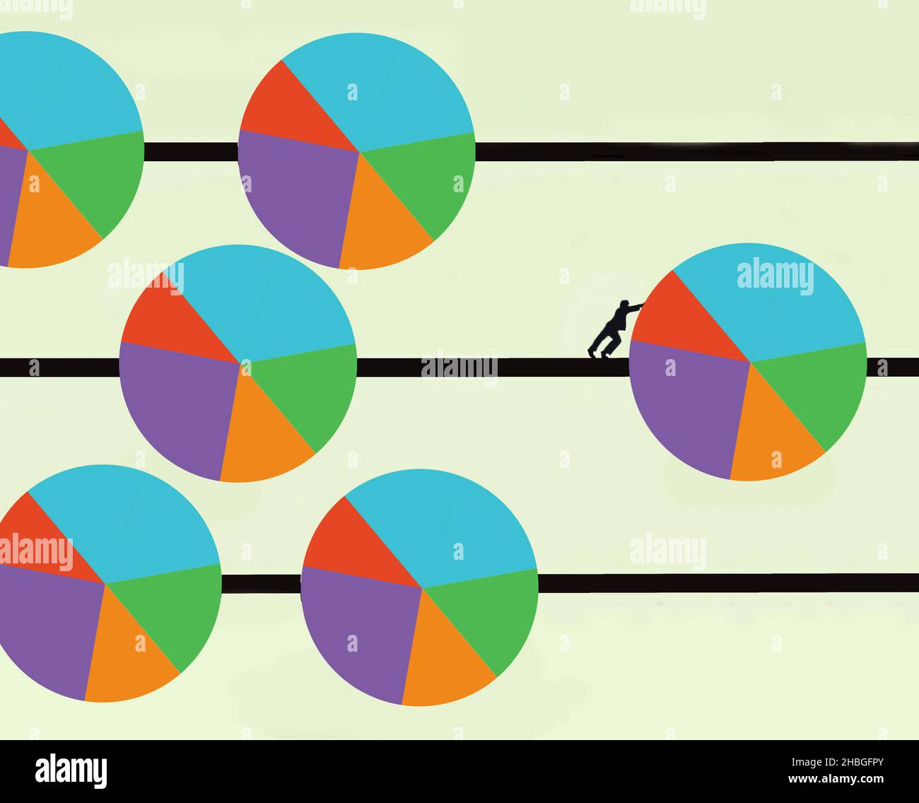 Business loss infographic hi-res stock photography and images - Alamy