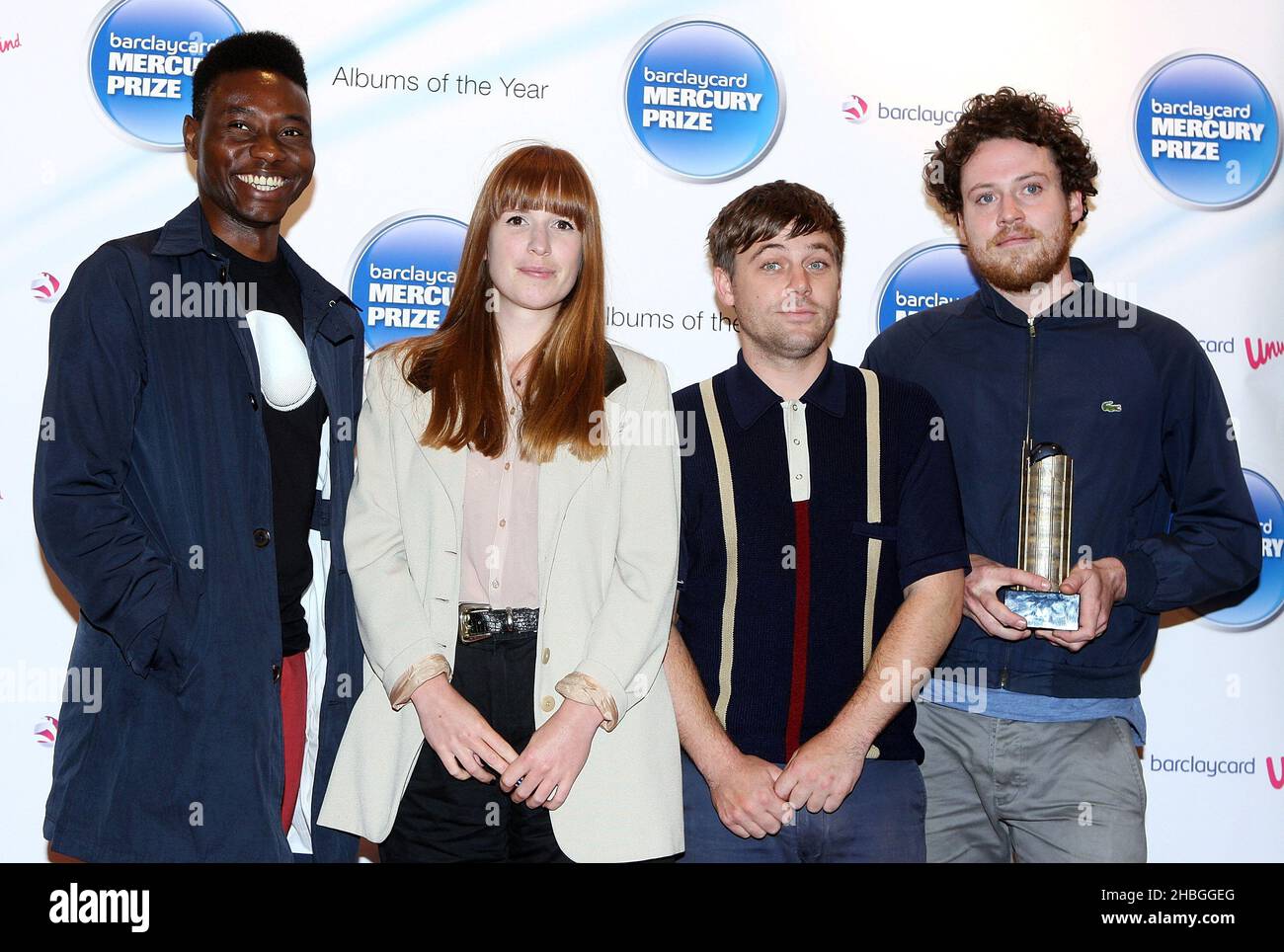 (left to right) Gbenga Adelekan, Anna Prior, Oscar Cash and Joseph ...