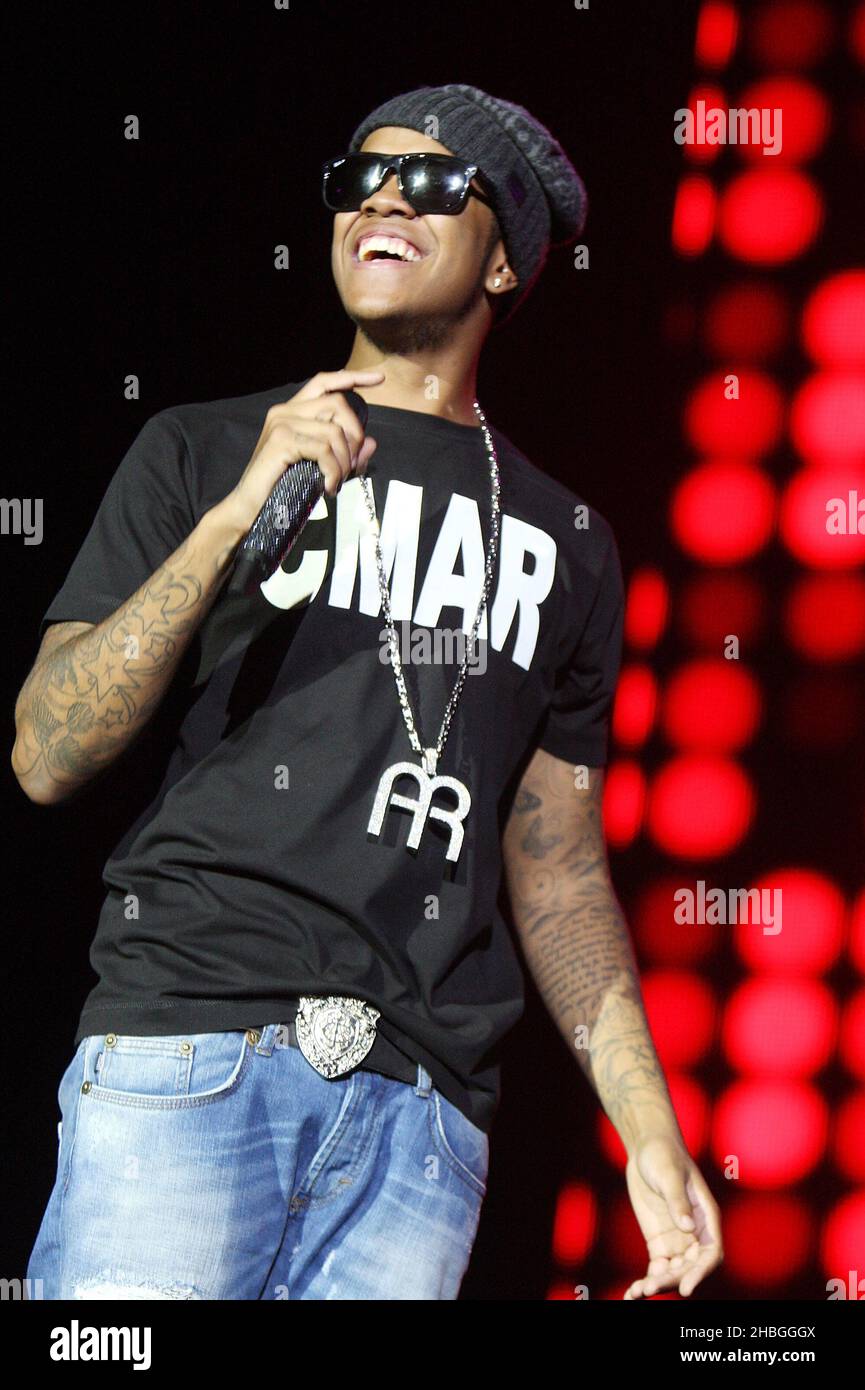 Chipmunk performs at Rock Assembly at the 02 Arena in London on July 20 ...