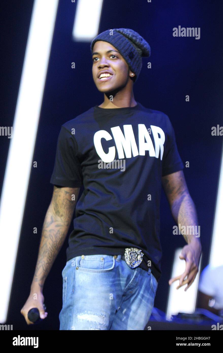 Chipmunk performs at Rock Assembly at the 02 Arena in London on July 20 ...