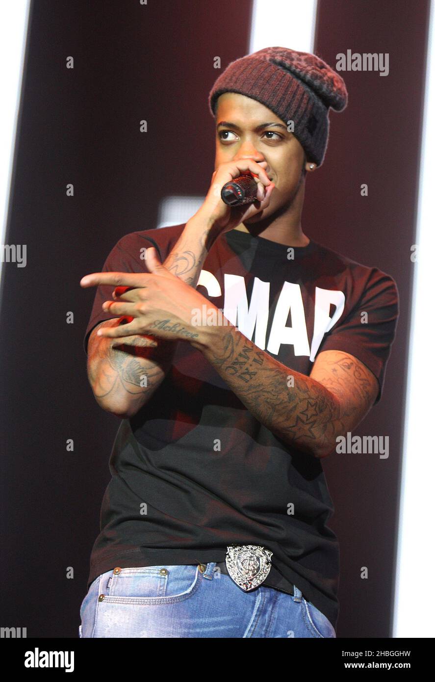 Chipmunk performs at Rock Assembly at the 02 Arena in London on July 20 ...