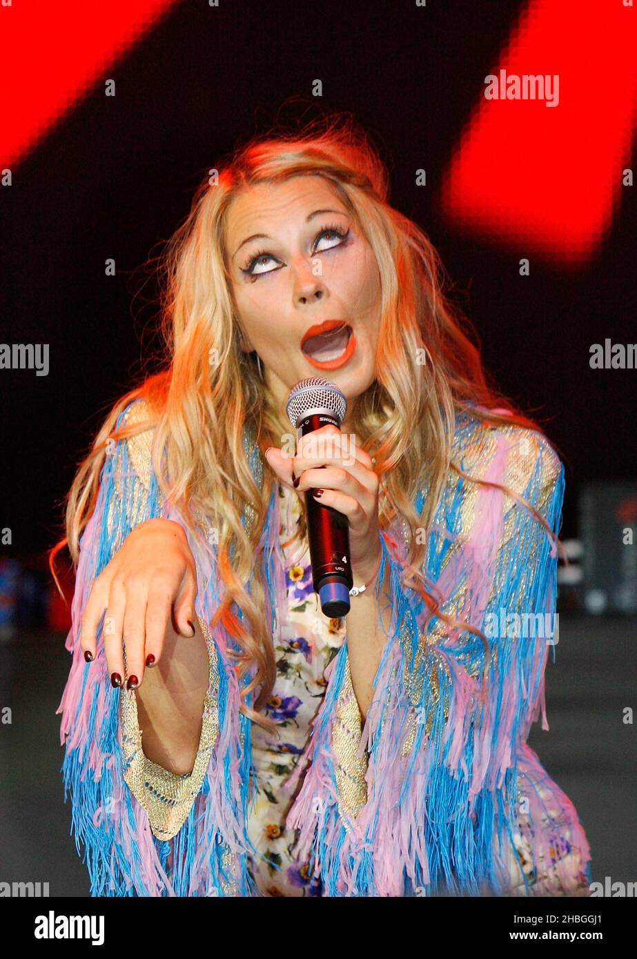 Parade perform at Rock Assembly at the 02 Arena in London on July 20 ...