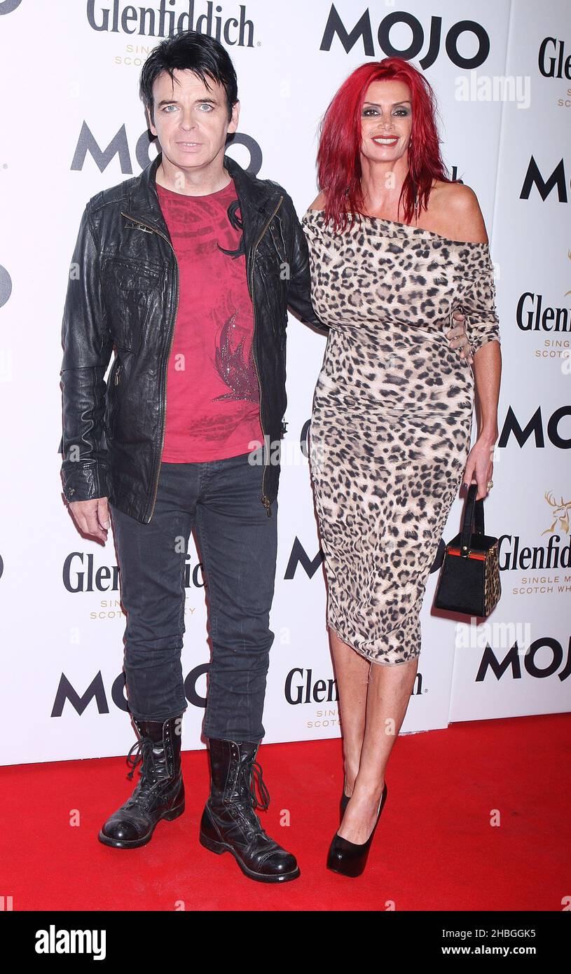 Gary Newman and wife Gemma arrive at the Mojo Awards at The Brewery ...