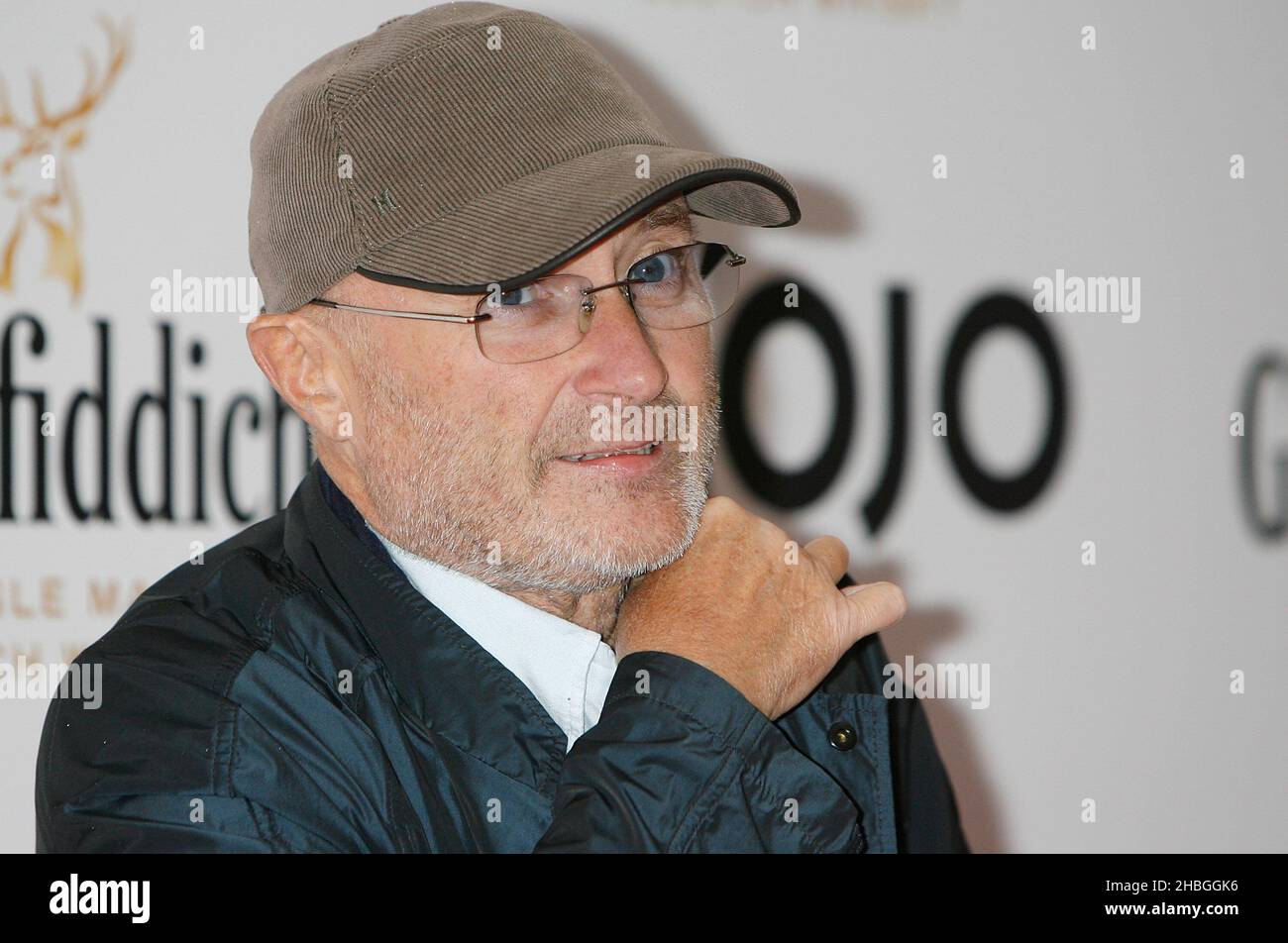 Phil Collins arrives at the Mojo Awards at The Brewery, July 21,2011 in ...