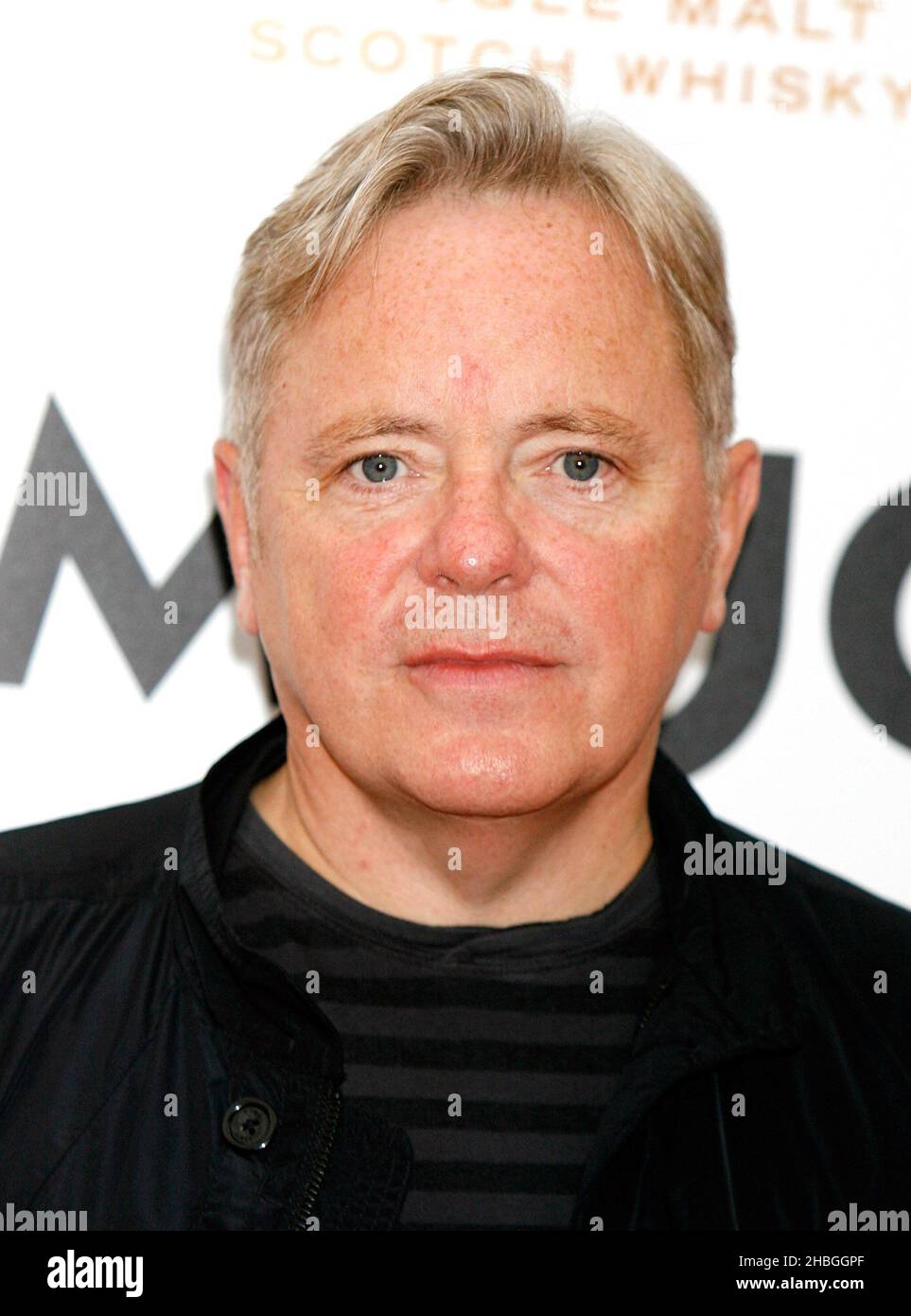 Bernard Sumner of New Order arrives at the Mojo Awards at The Brewery ...