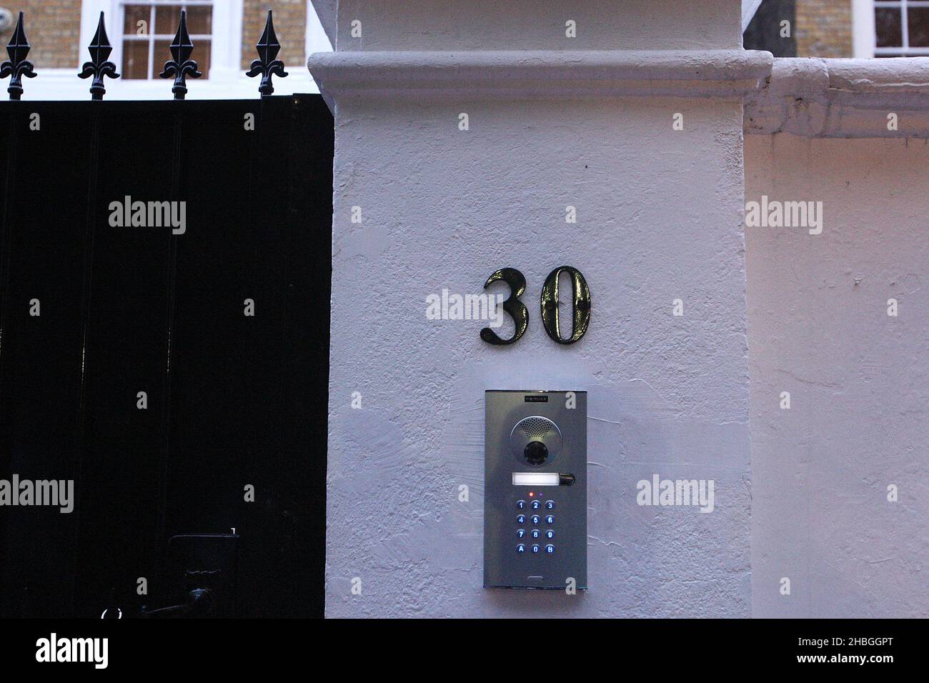 30 Camden Square, Amy Winehouse's home on July 26,2011 in London Stock ...