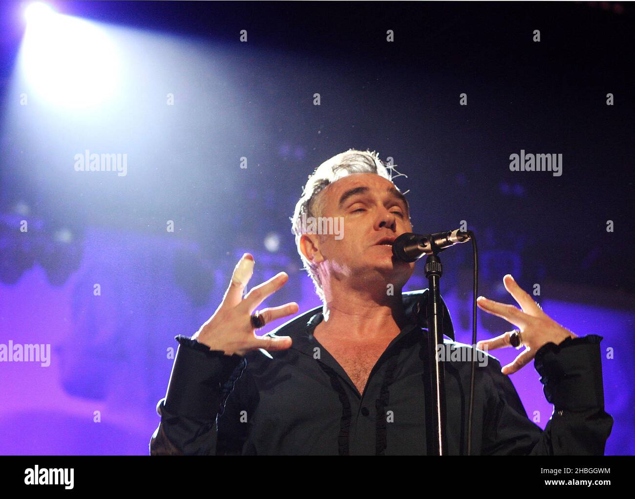 Morrissey in gig hi-res stock photography and images - Alamy