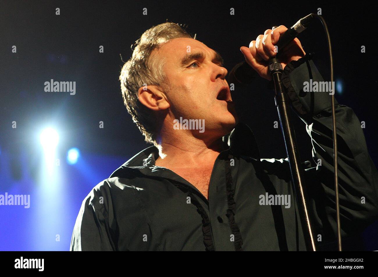 Morrissey in concert london hi-res stock photography and images - Alamy