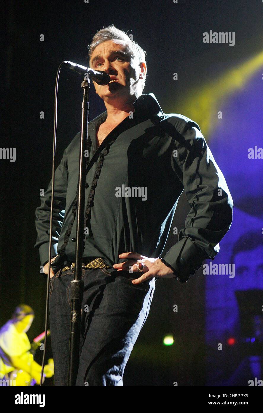 Morrissey in concert london hi-res stock photography and images - Alamy