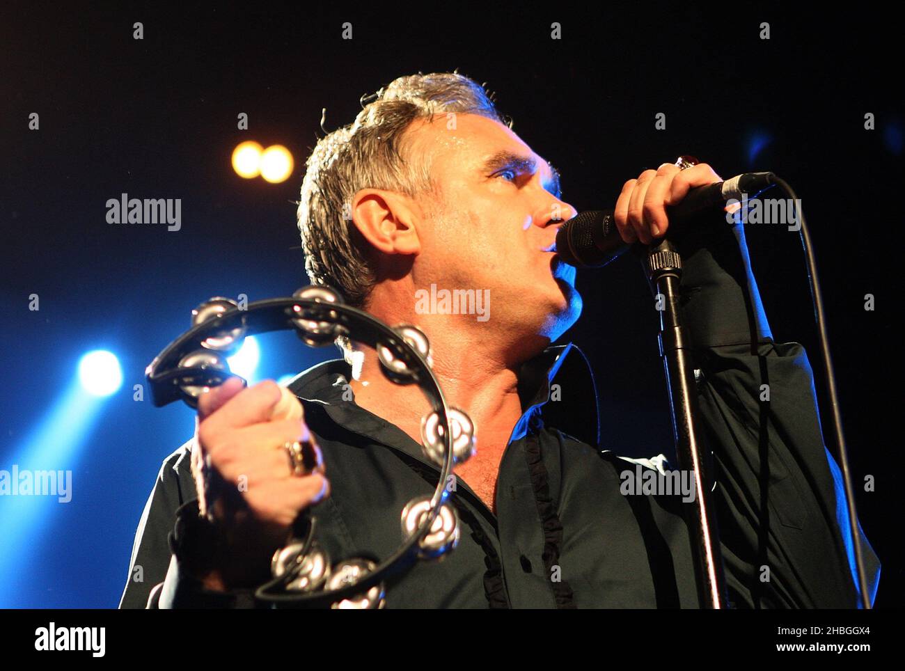 Morrissey in concert london hi-res stock photography and images - Alamy