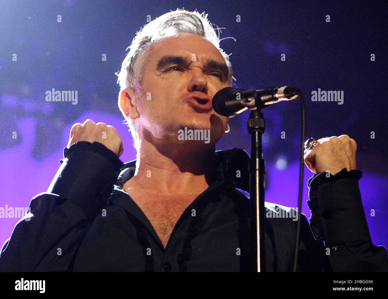 Morrissey In Concert London High Resolution Stock Photography and ...