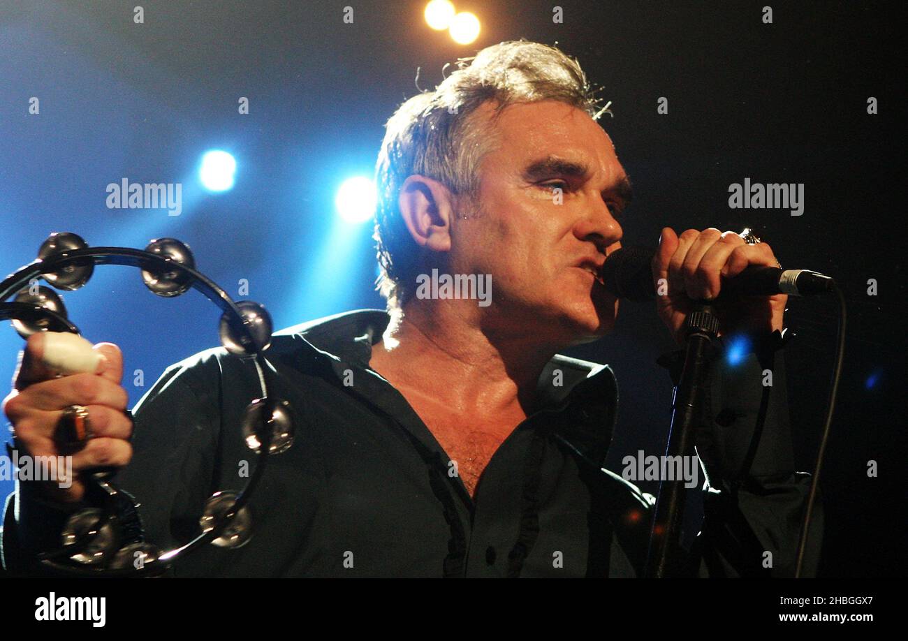 Morrissey performs on stage at the O2 Academy Brixton in south London ...