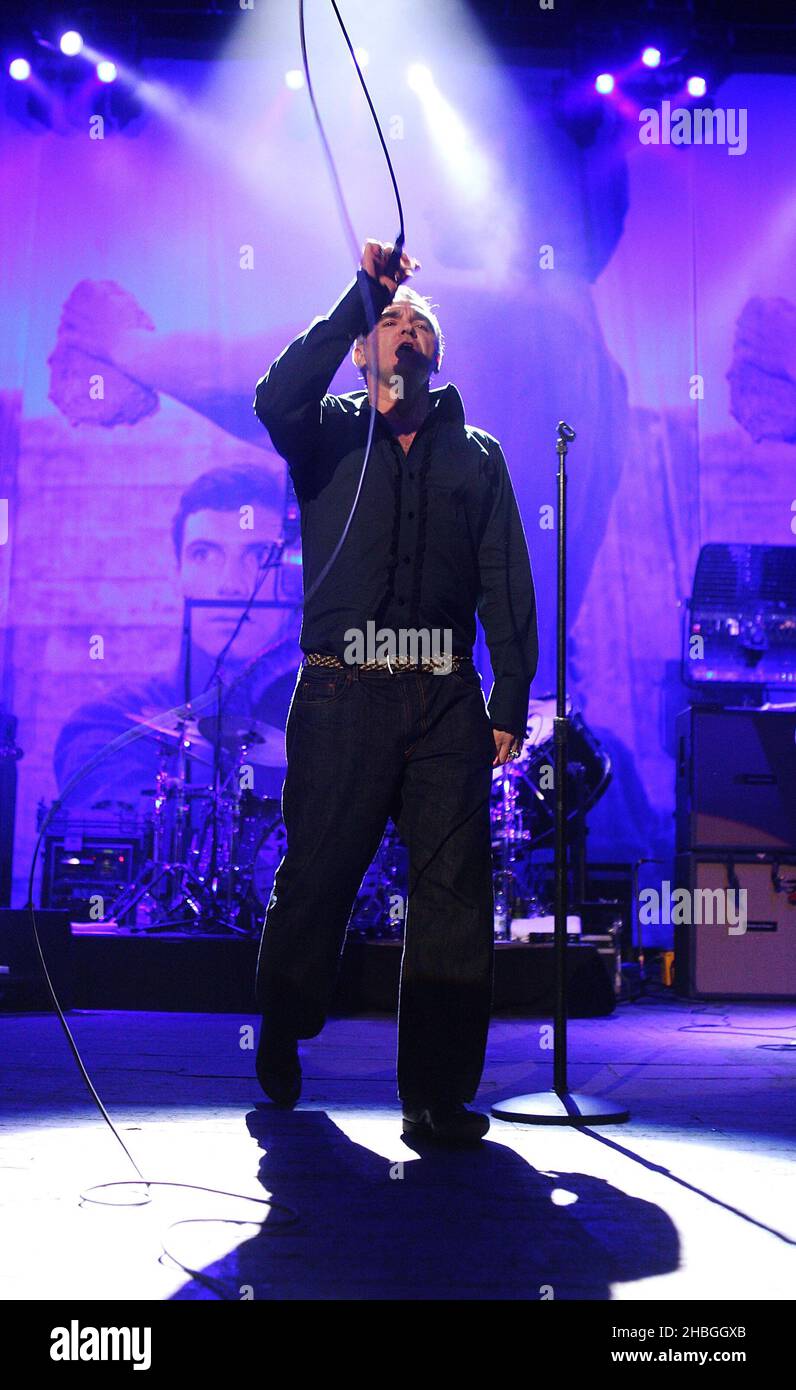 Morrissey In Concert London High Resolution Stock Photography and ...