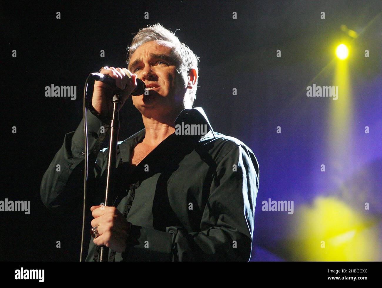 Morrissey in concert london hi-res stock photography and images - Alamy