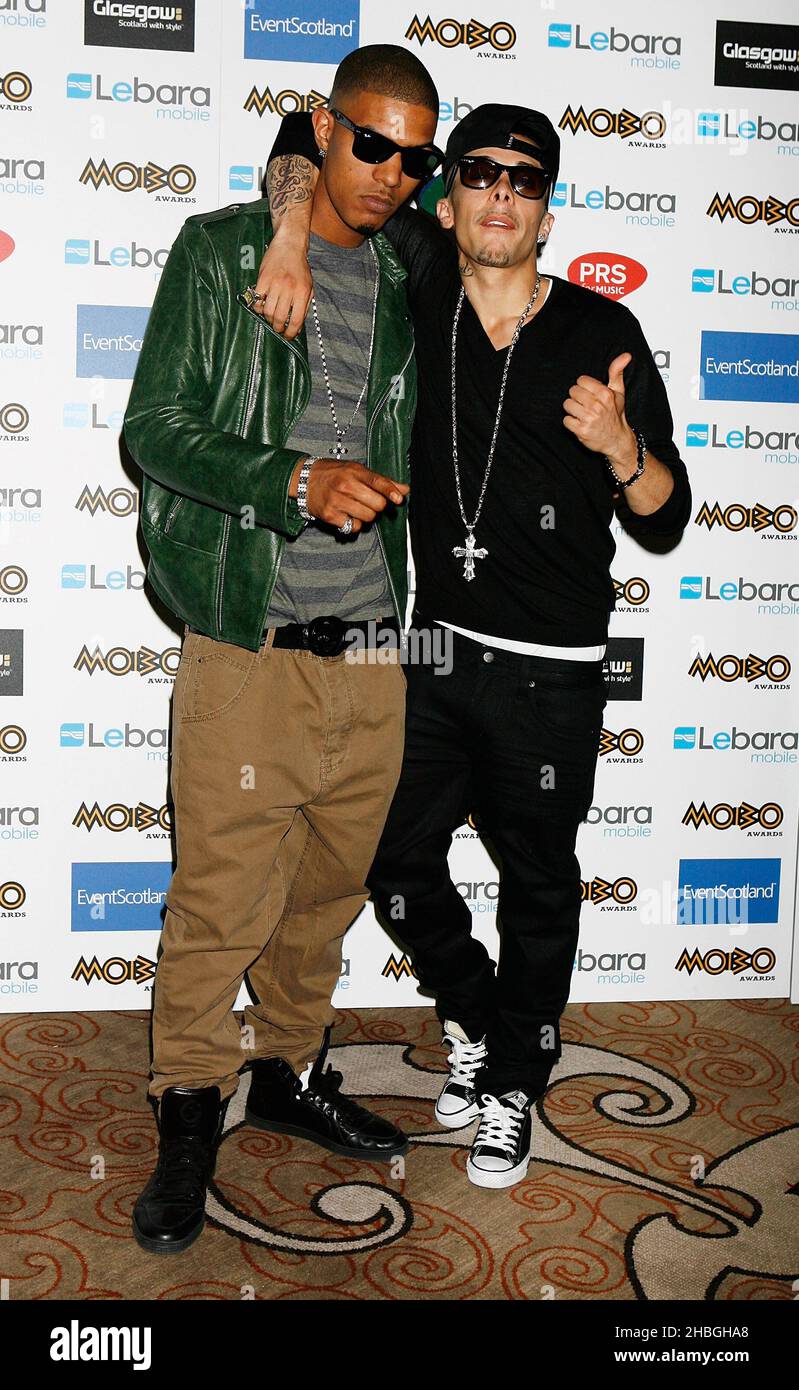 Dappy of N-Dubz attending the Mobo Nominations Launch at St Pancras ...