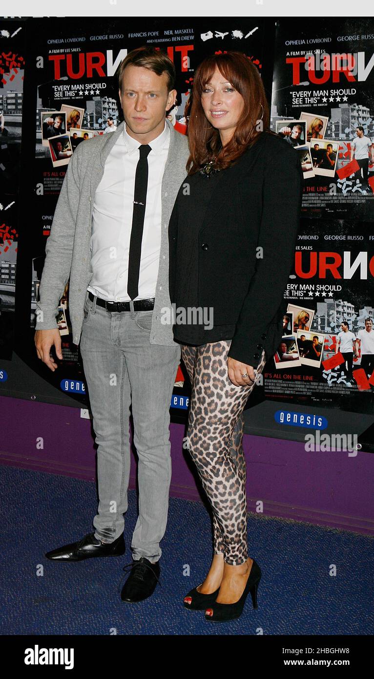 George Russo arrives at the Turnout UK Premiere at the Genesis Theatre ...