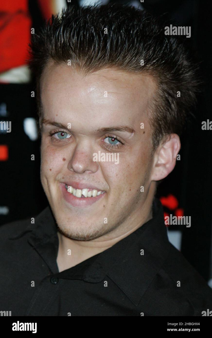 Josh Bennett arrives at the Turnout UK Premiere at the Genesis Theatre in East London Stock ...