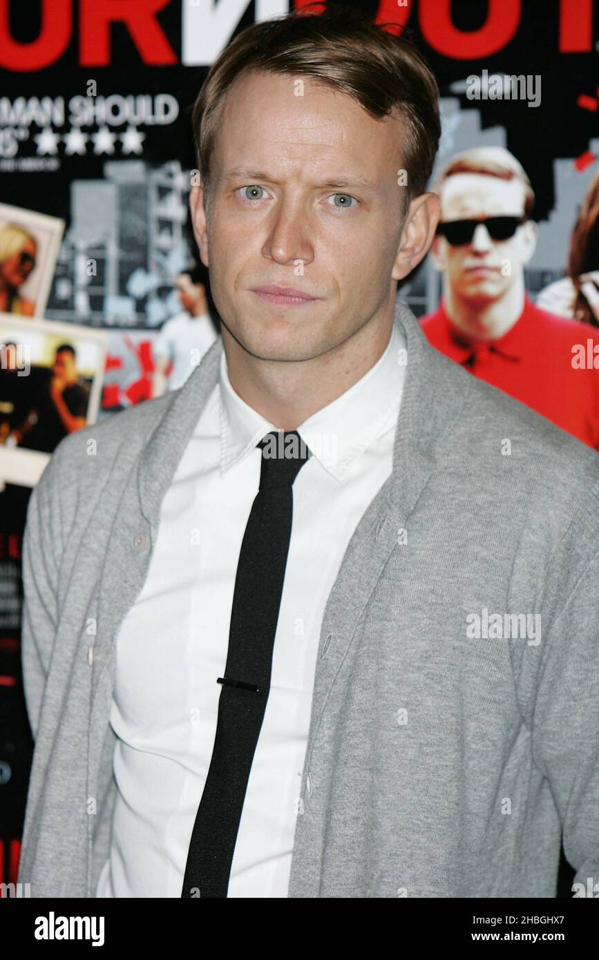 George Russo arrives at the Turnout UK Premiere at the Genesis Theatre ...