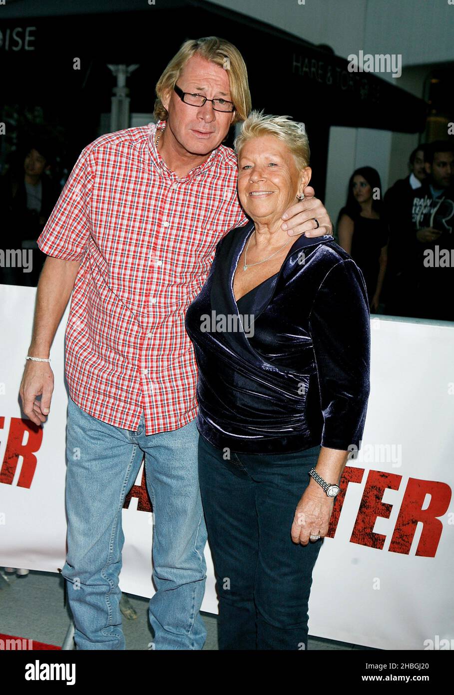 Laila Morse and guest arriving at the Big Fat Gypsy Gangster UK Premiere at the Renoir Cinema in ...