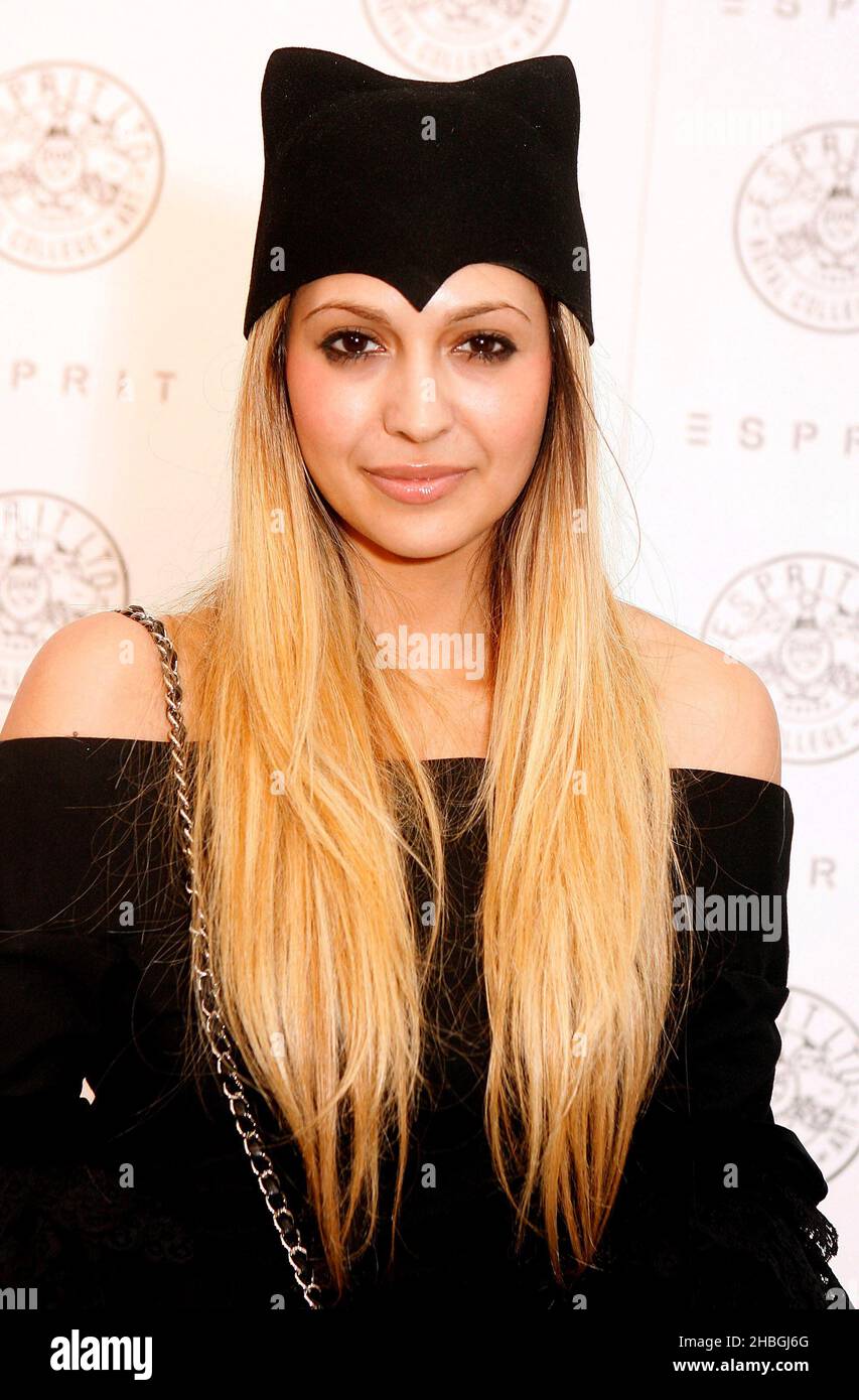 Zara Martin arriving at the Espirit RCA Collection Launch at Esprit in ...