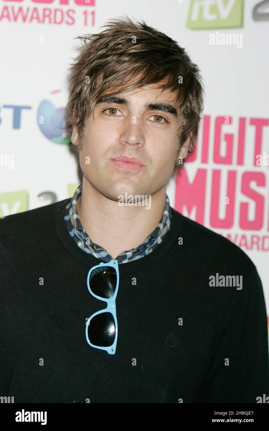 Charlie Simpson arrives at the BT Digital Awards,Roundhouse,London ...