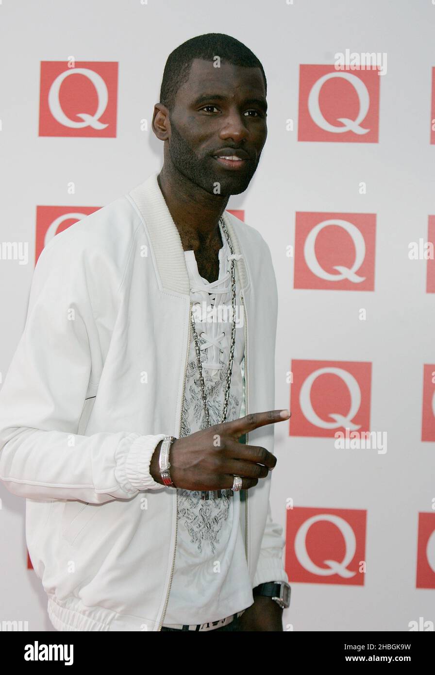 Wretch 32 arriving at the Q Awards held at the Grosvenor House Hotel ...