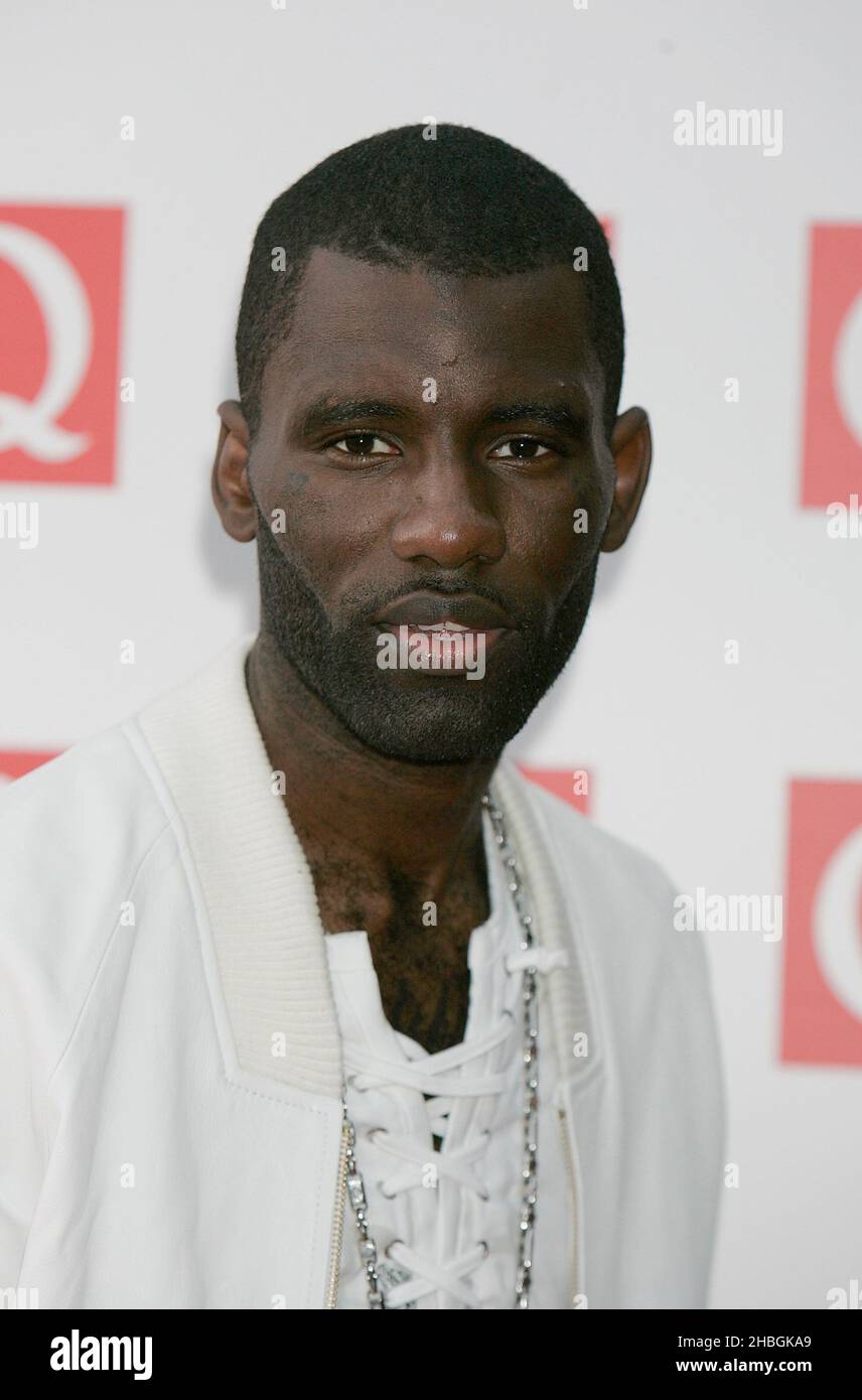 Wretch 32 arriving at the Q Awards held at the Grosvenor House Hotel ...