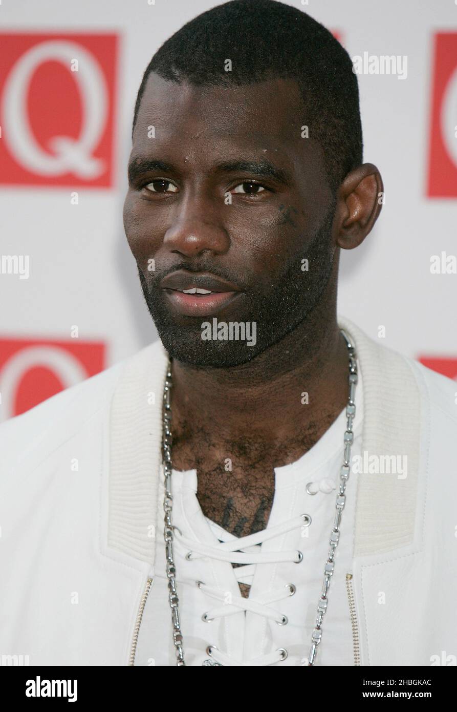 Wretch 32 arriving at the Q Awards held at the Grosvenor House Hotel ...