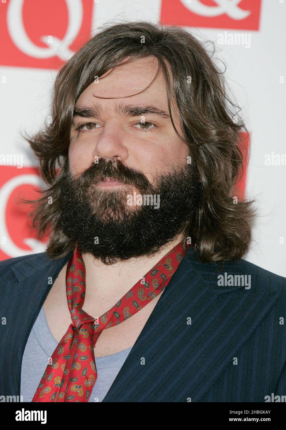 Matt Berry of The IT Crowd arriving at the Q Awards held at the ...