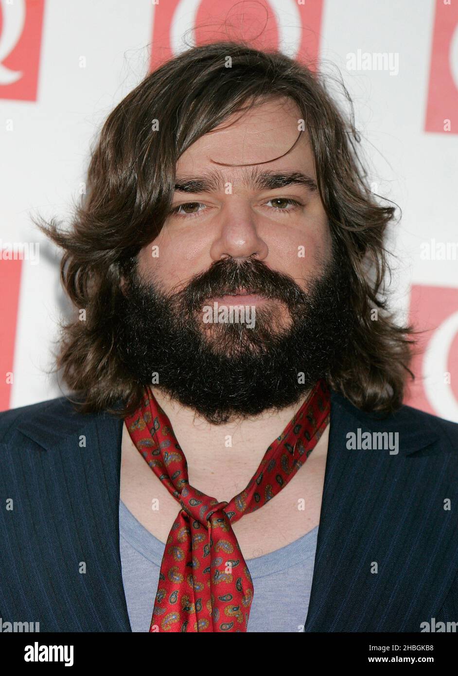 Matt Berry of The IT Crowd arriving at the Q Awards held at the ...