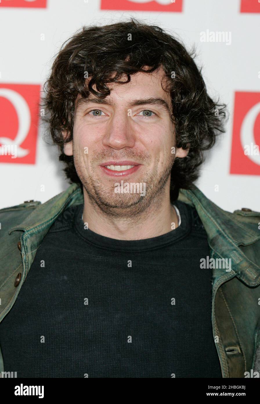 Gary Lightbody of Snow Patrol arriving at the Q Awards held at the ...