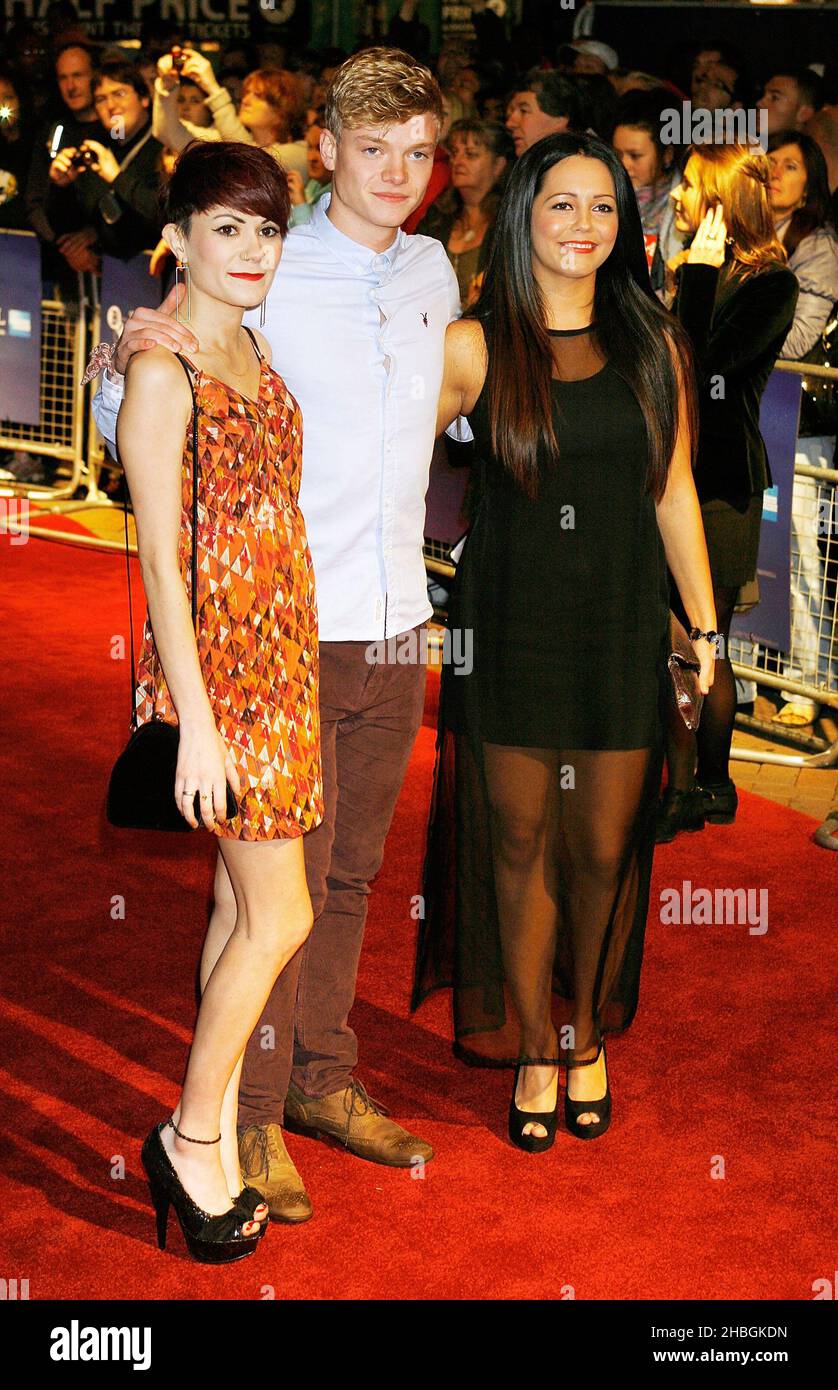 Dena Davies, Tom Harries and Danielle Branch arrive at the Hunky Dory ...