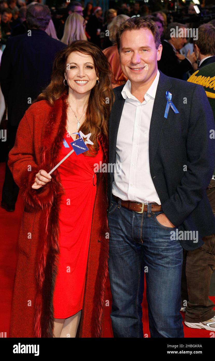 Emma Samms and Richard Arnold arrives at the World Premiere of Arthur ...