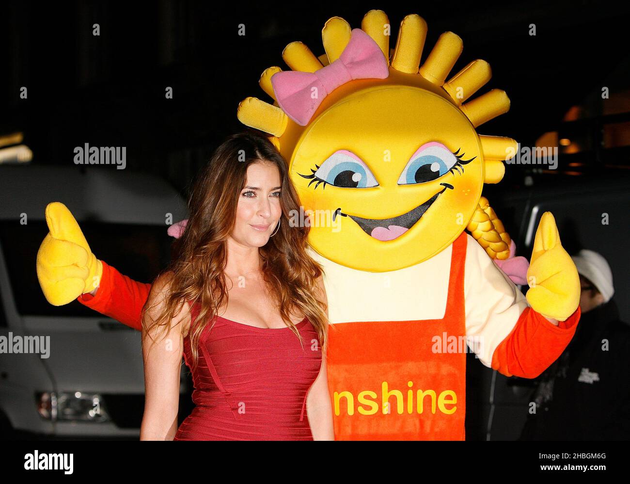 Lisa Snowdon switches on Marylebone High Street Christmas Lights in ...