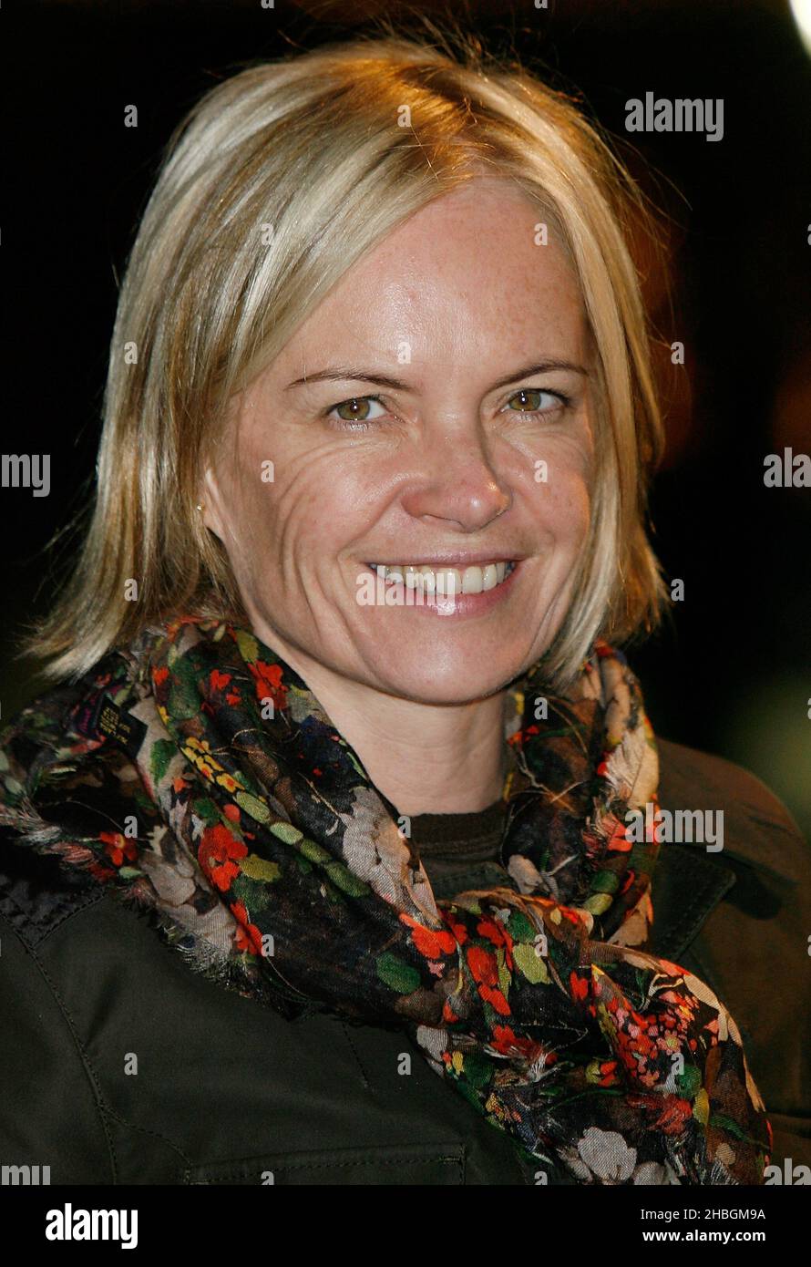 Mariella Frostrup arrives at the Winter Wonderland at Hyde Park, London ...