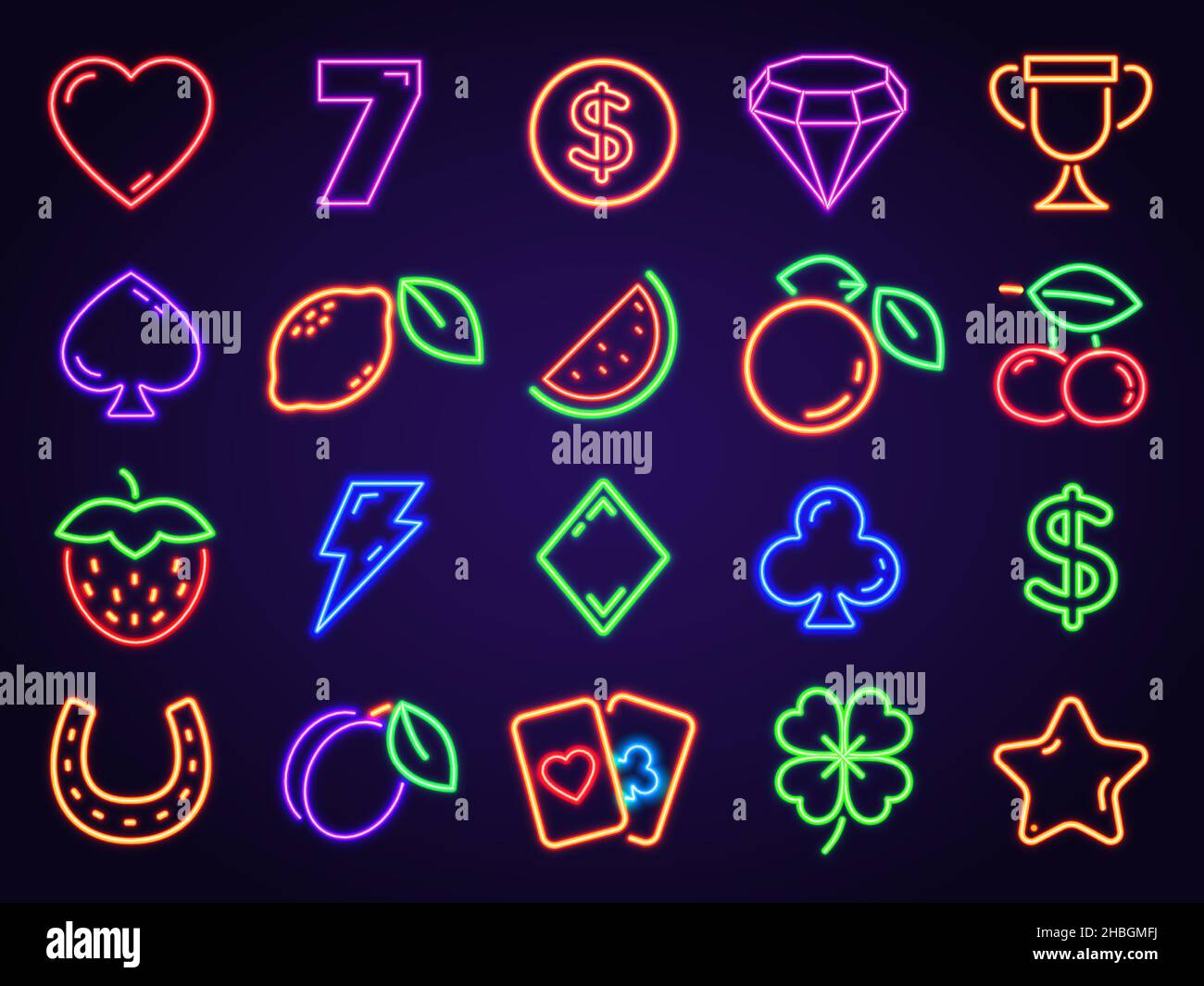 Slot Machine Symbols 7