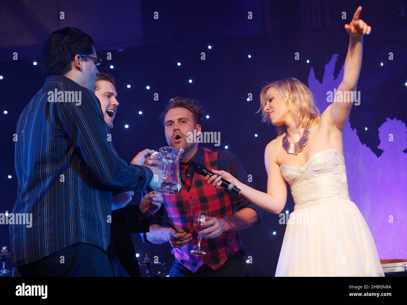 Daniel and Natasha Bedingfield perform at the Global Angel Awards at ...