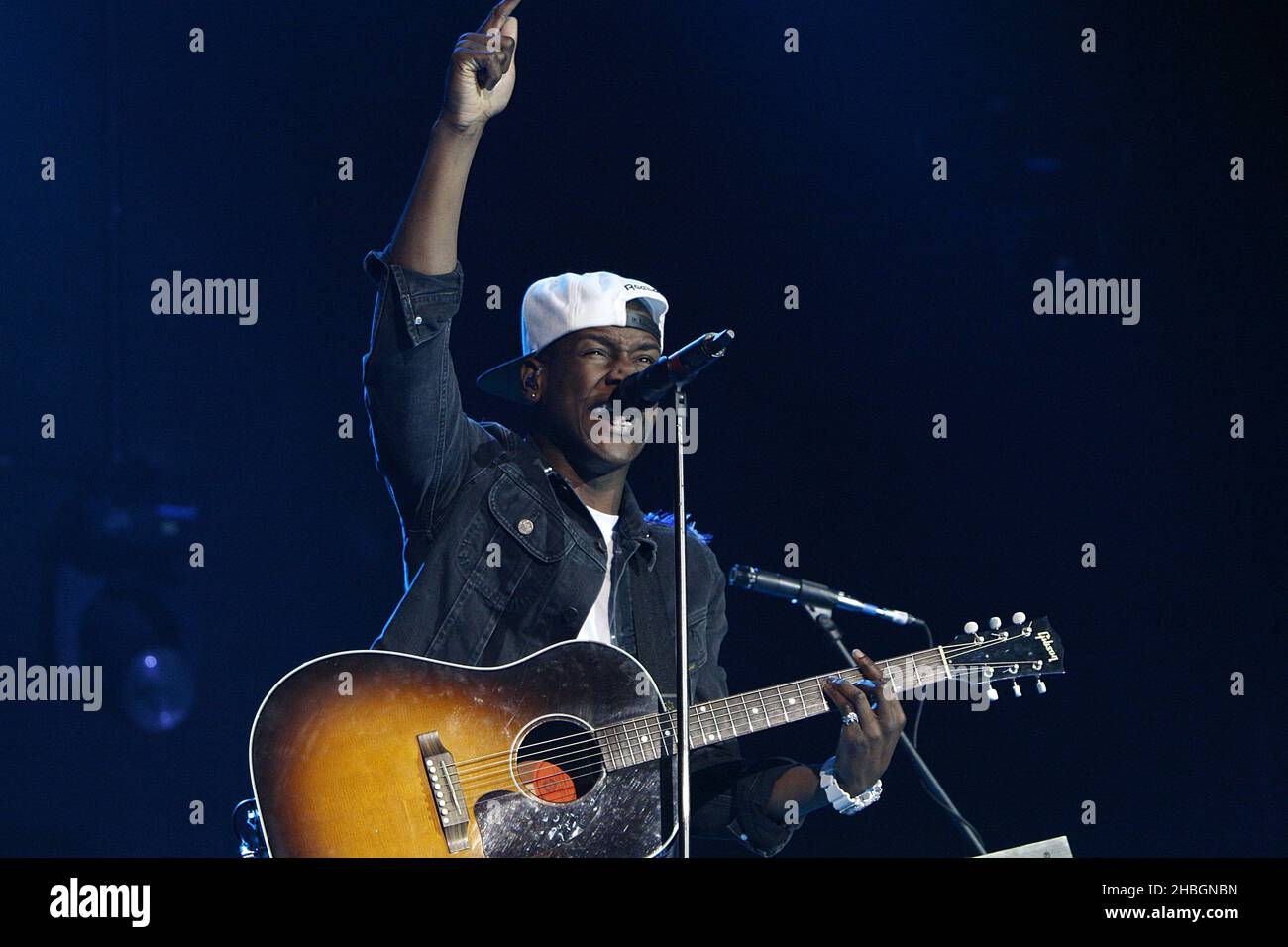 Labyrinth on stage during the 2011 Capital FM Jingle Bell Ball at the O2 Arena, London Stock ...