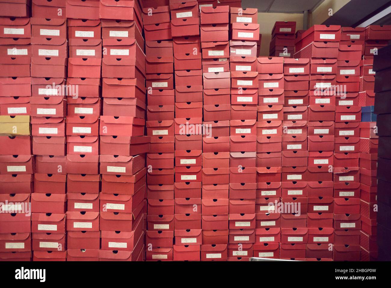 Stacked Nike Boxes