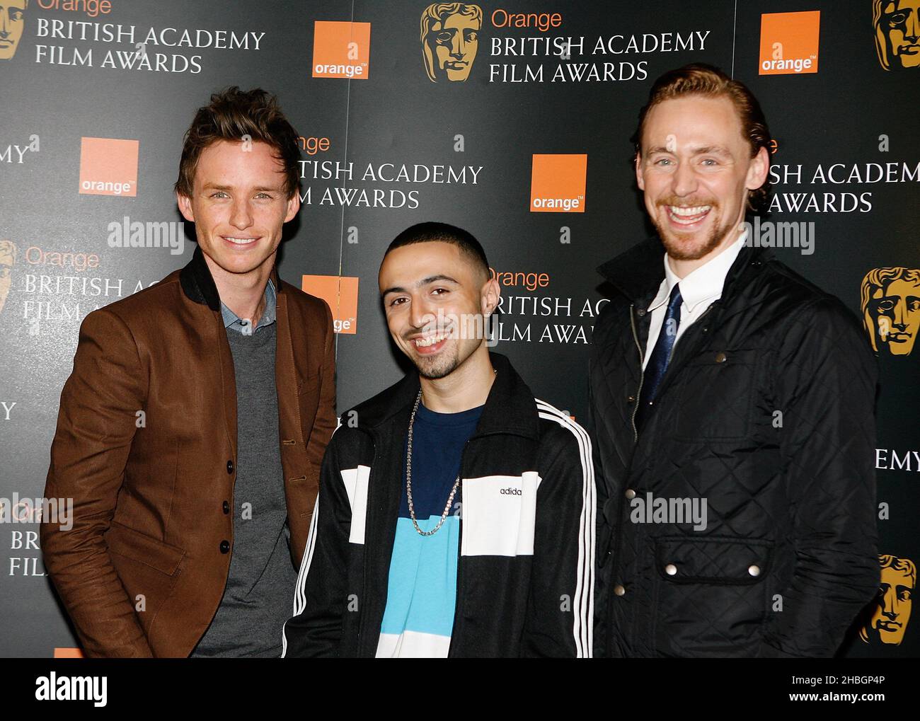 (l-R) Eddie Redmayne,Adam Deacon and Tom Hiddleston are Nominees of the ...