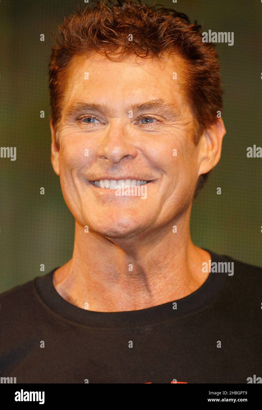 David Hasselhoff during a photo call for his album 'This Time Around ...