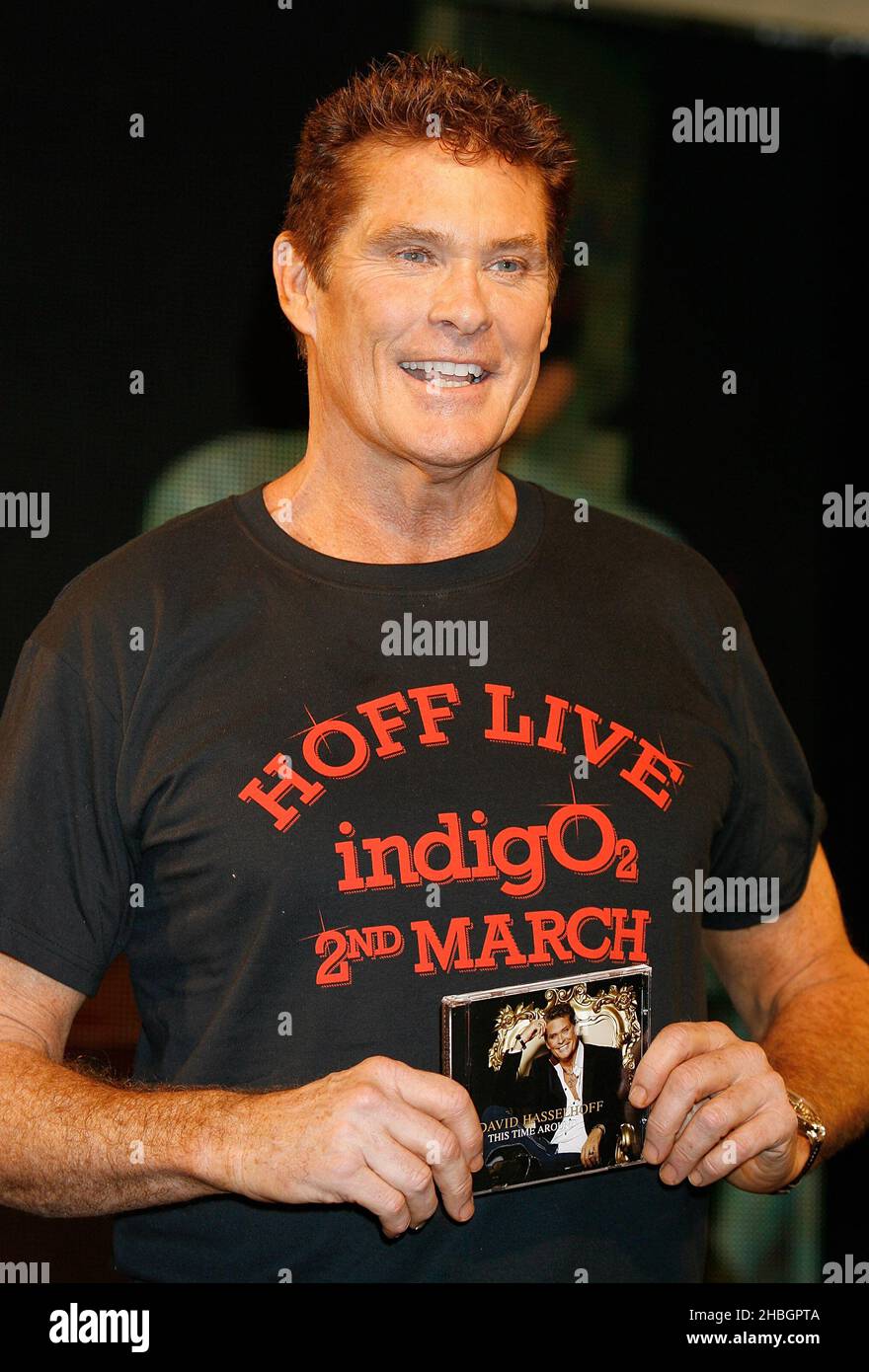 David Hasselhoff during a photo call for his album 'This Time Around ...