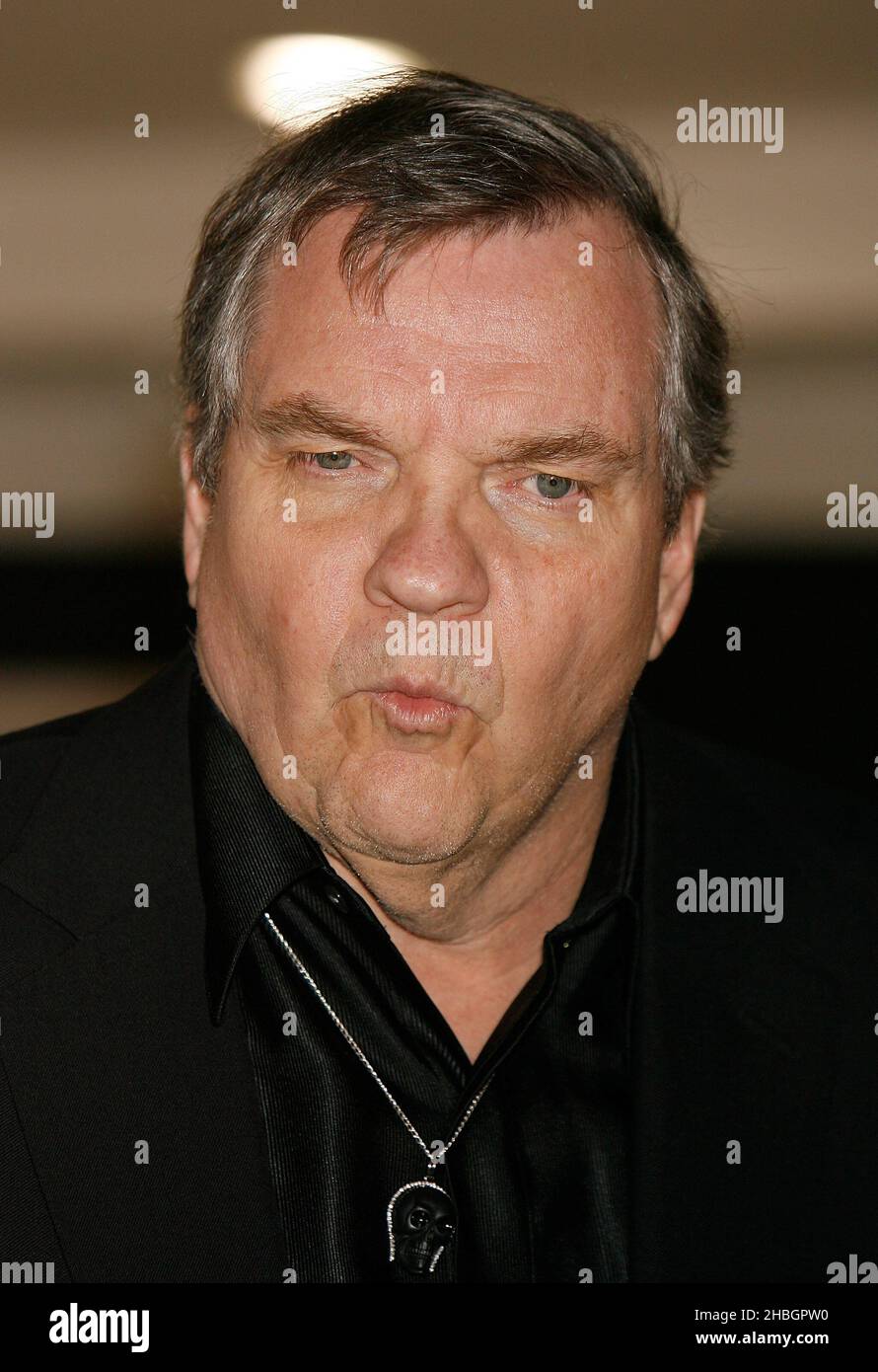 Meatloaf signs copies of his new album at HMV Oxford Street, London ...