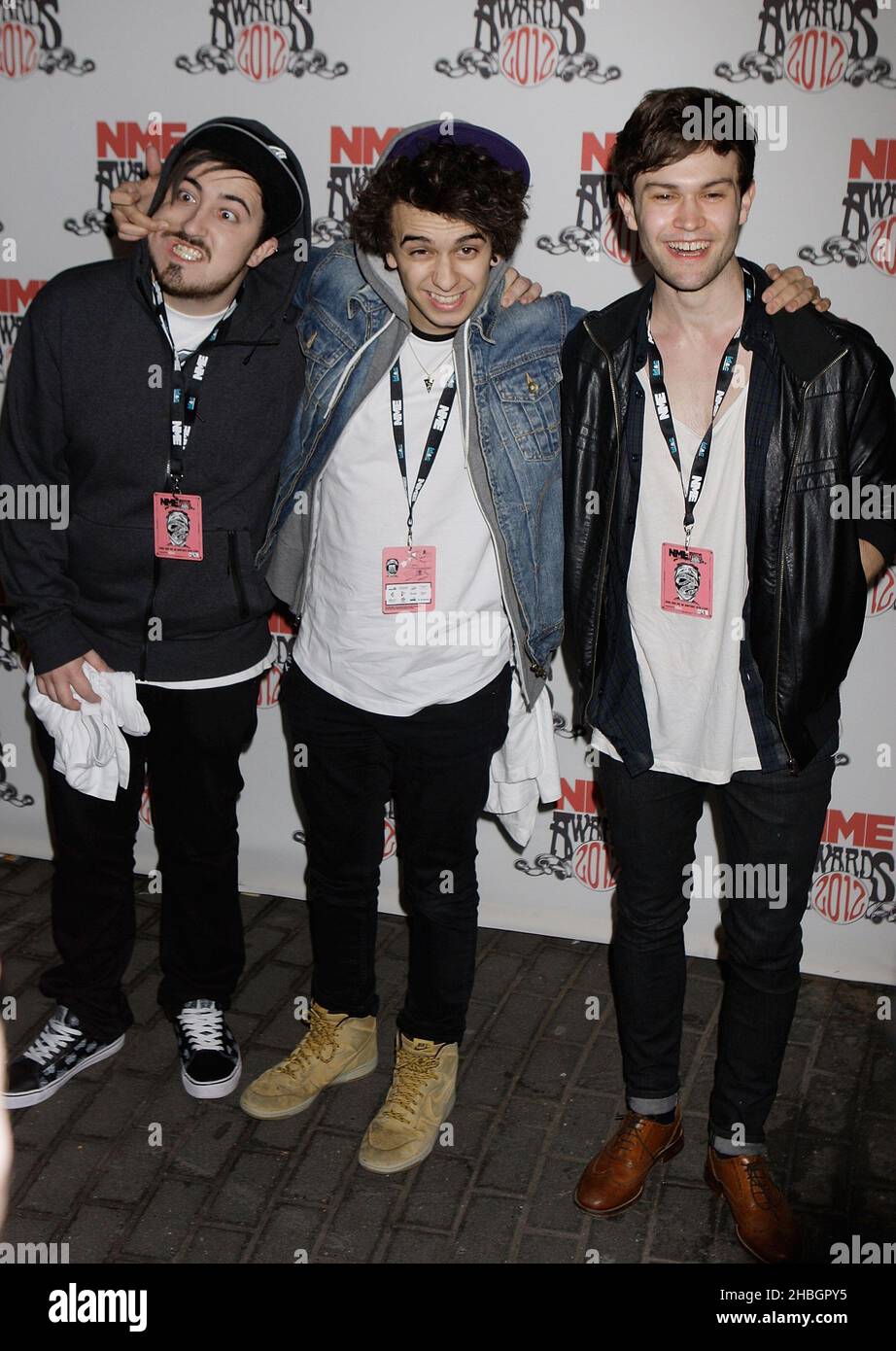 Midnight Beast arriving at the NME Awards at 02 Brixton Academy in ...