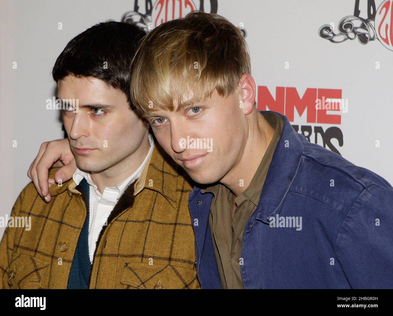 Jonathon Pierce of The Drums arriving at the NME Awards at 02 Brixton ...