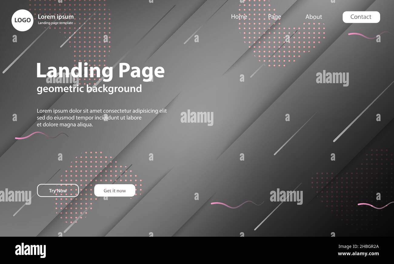 Geometric background with dynamic shapes composition. Vector ...