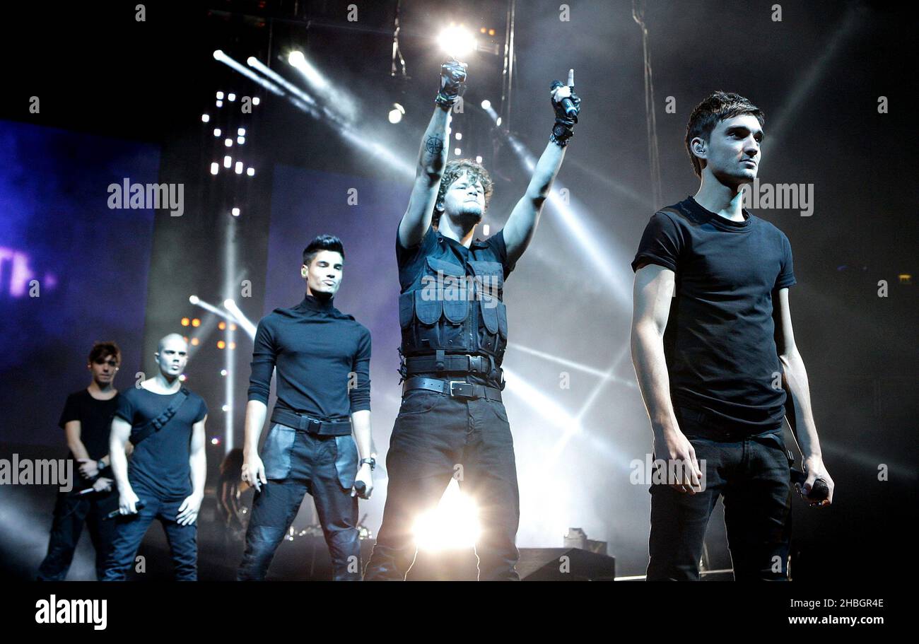 Tom Parker, Jay McGuinness, Siva Kaneswaran and Max George and Nathan ...